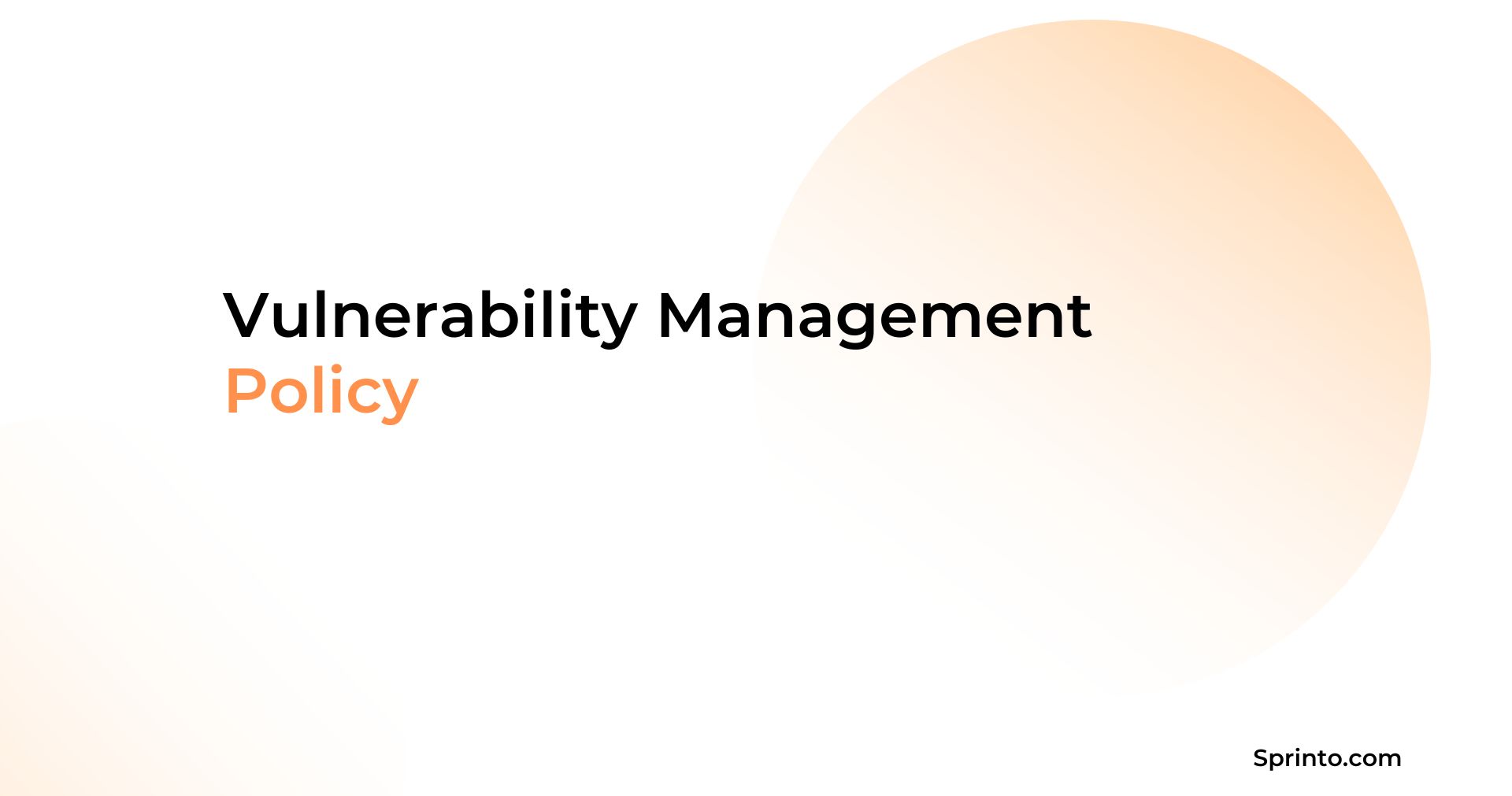 Vulnerability Management Policy (Find out How to Create)