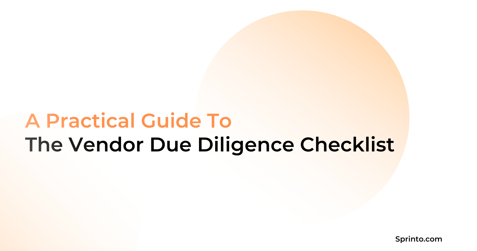 Vendor Due Diligence Checklist for Effective Risk Management